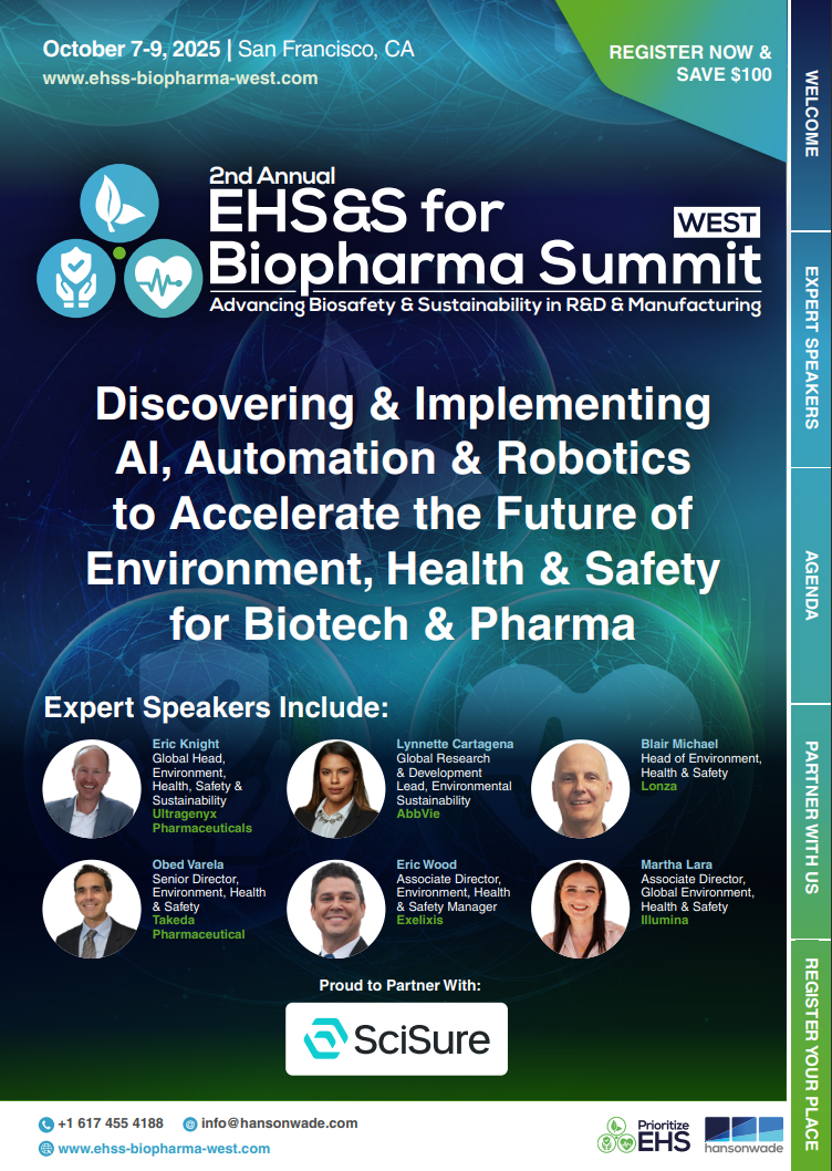 EHS - Home - 2nd EHS&S for Biopharma Summit West